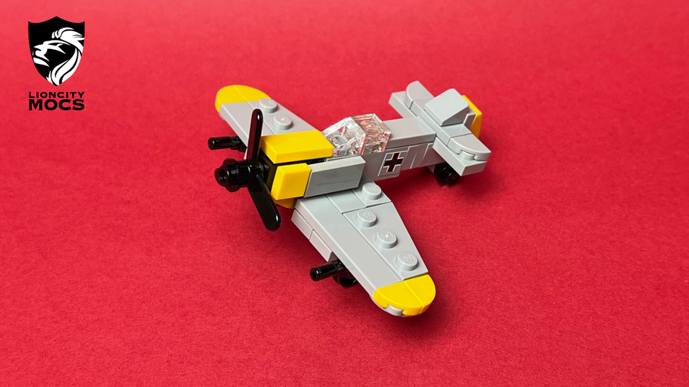 LEGO MOC Bf 109 (1:120) by Lioncity Mocs | Rebrickable - Build with LEGO