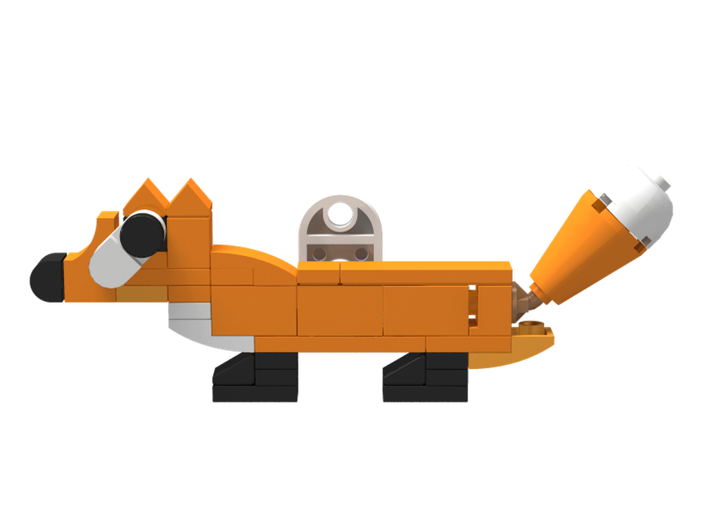 LEGO MOC 'Smart the Fox' Keychain by CunningFox Designs | Rebrickable ...