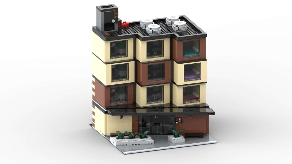 LEGO MOC Residential Coffee Shop by Vindic8ed | Rebrickable - Build ...