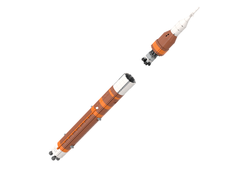 LEGO MOC Block 1B Space Launch System by zeegiraf | Rebrickable - Build with LEGO