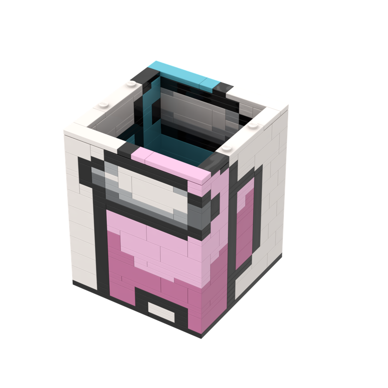 LEGO MOC-184800 Among Us GBC Ball Bin or pen cup, desktop organizer by ...