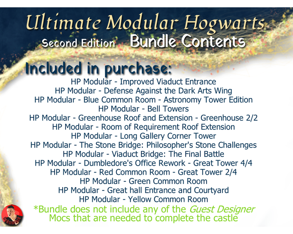 Lego Moc Ultimate Modular Hp Castle Bundle Second Edition By Gobsmack