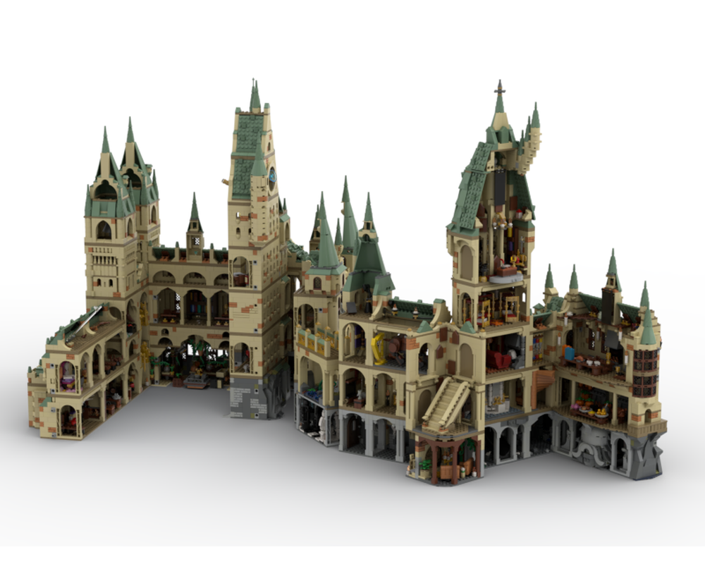 Lego Moc Ultimate Modular Hp Castle Bundle Second Edition By Gobsmack