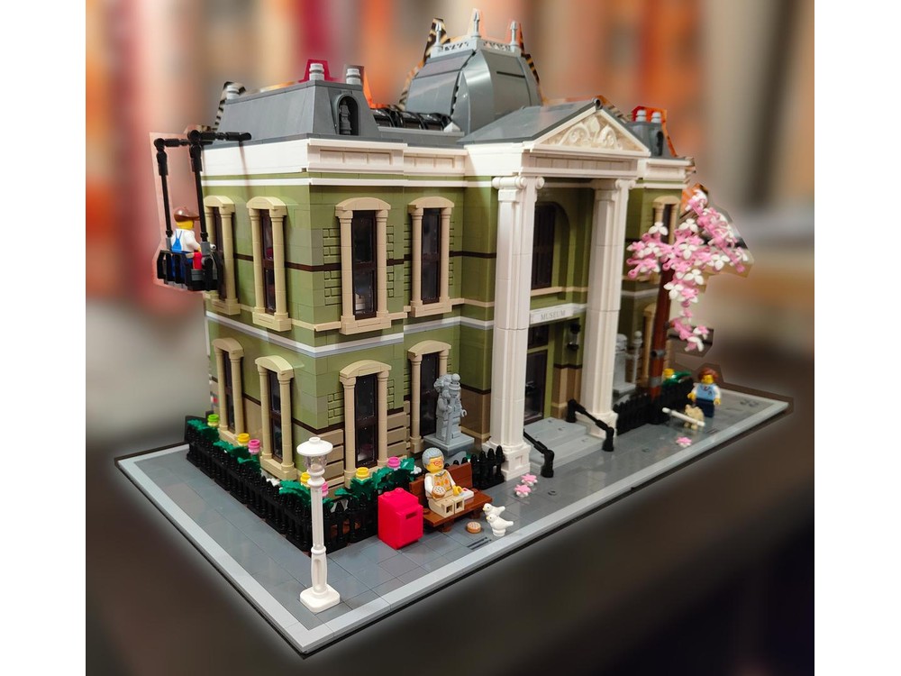 LEGO MOC Non-modular Natural History Museum by Altharion | Rebrickable ...