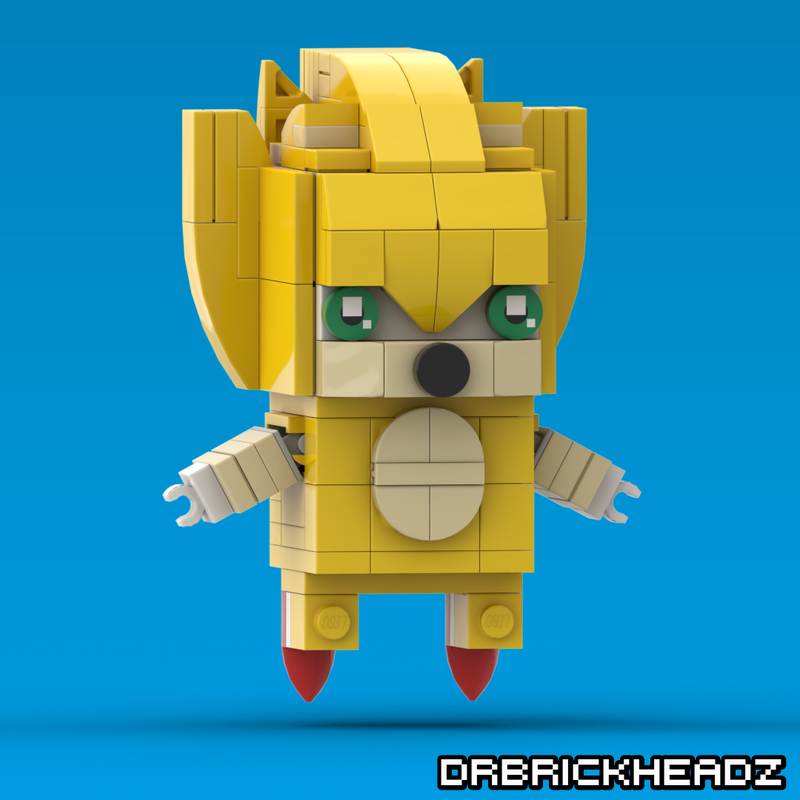 LEGO MOC Super Sonic (Sonic the Hedghehog) Brickheadz Instructions by ...