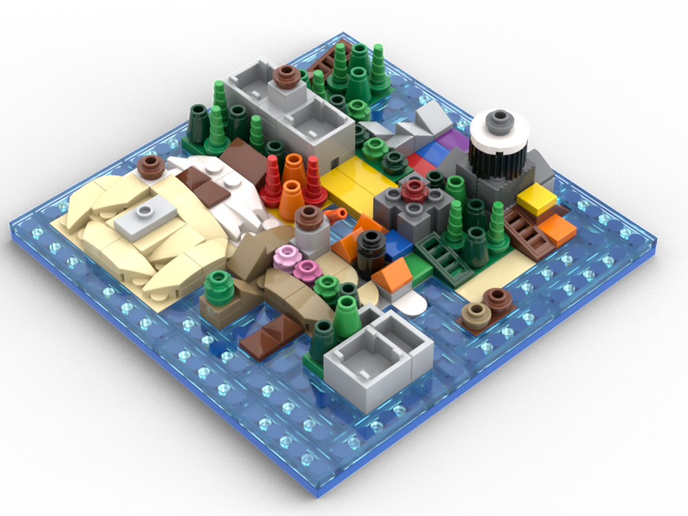 Lego Moc The Witness By Tice Rebrickable Build With Lego