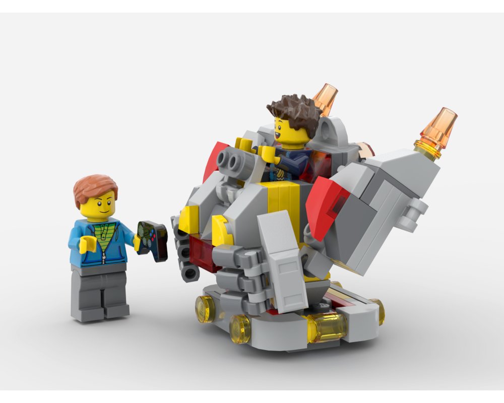 LEGO MOC Bumper Car - Robot M1 by Agilinzzz | Rebrickable - Build with LEGO