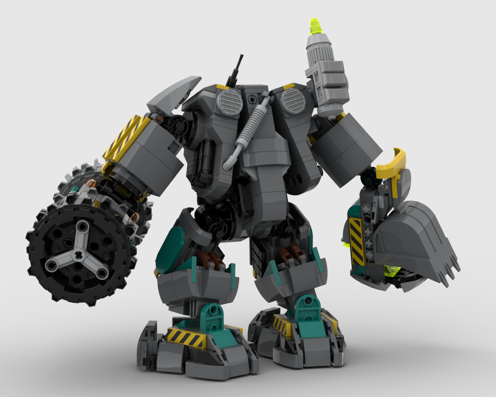 LEGO MOC-184866 Rock Raiders Mining Mech by Sawdust_Mocs | Rebrickable ...