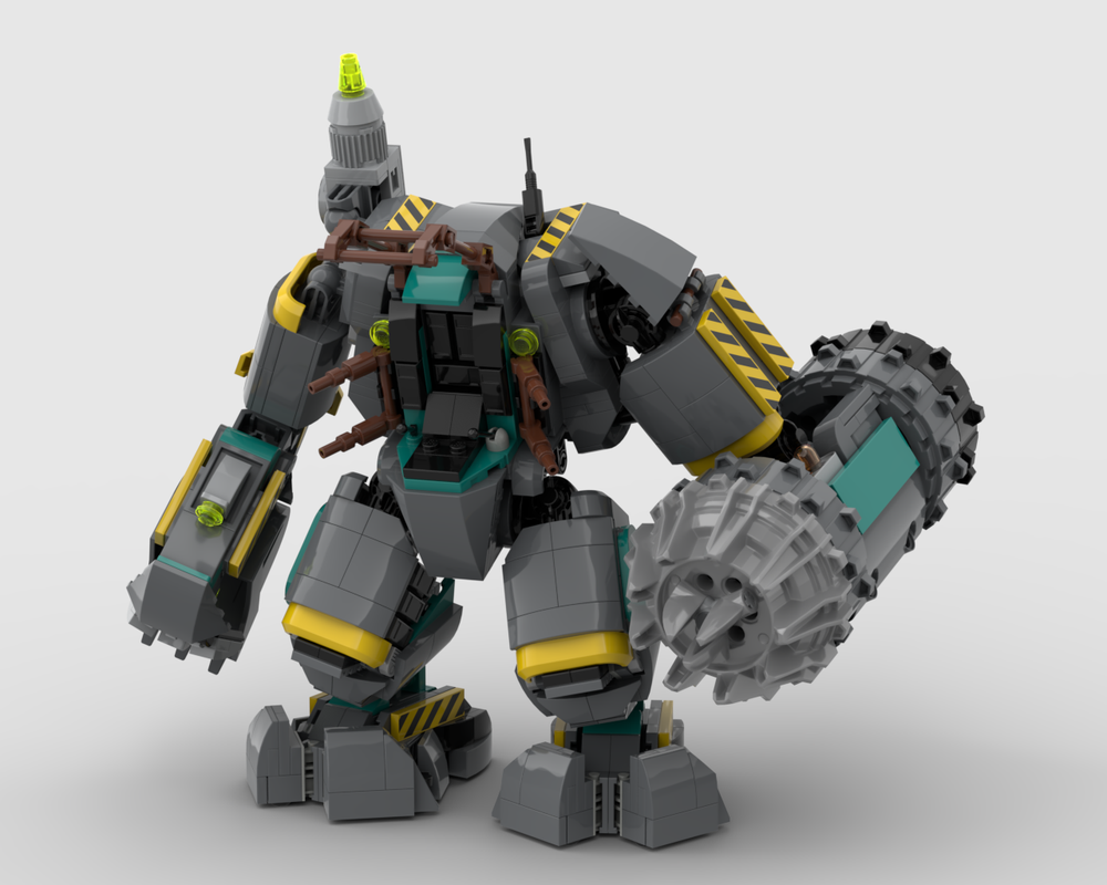 LEGO MOC-184866 Rock Raiders Mining Mech by Sawdust_Mocs | Rebrickable ...