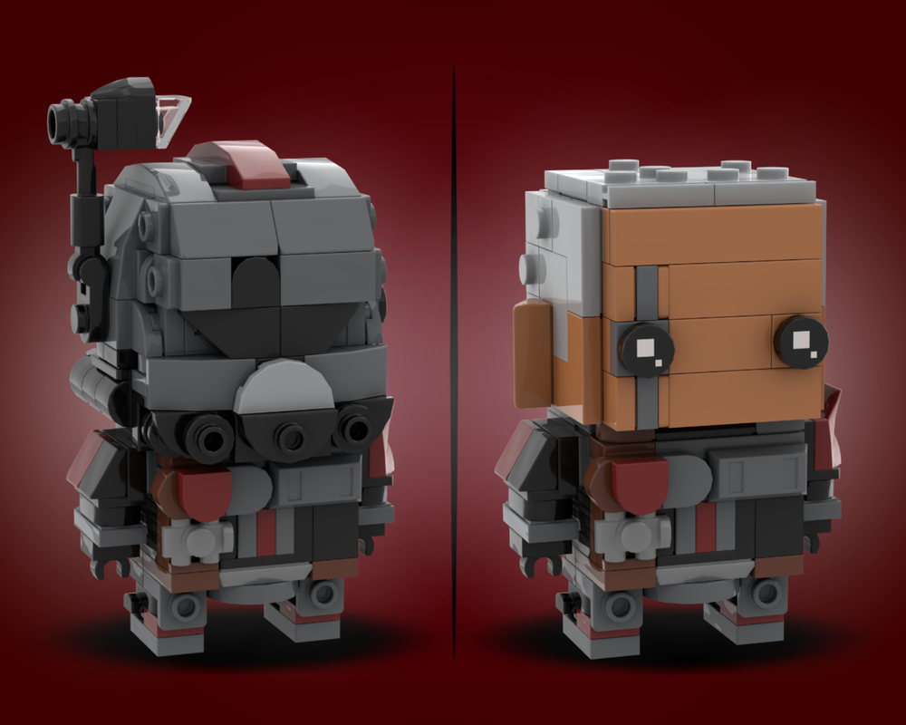 LEGO MOC Crosshair Brickheadz by Ant0noo | Rebrickable - Build with LEGO