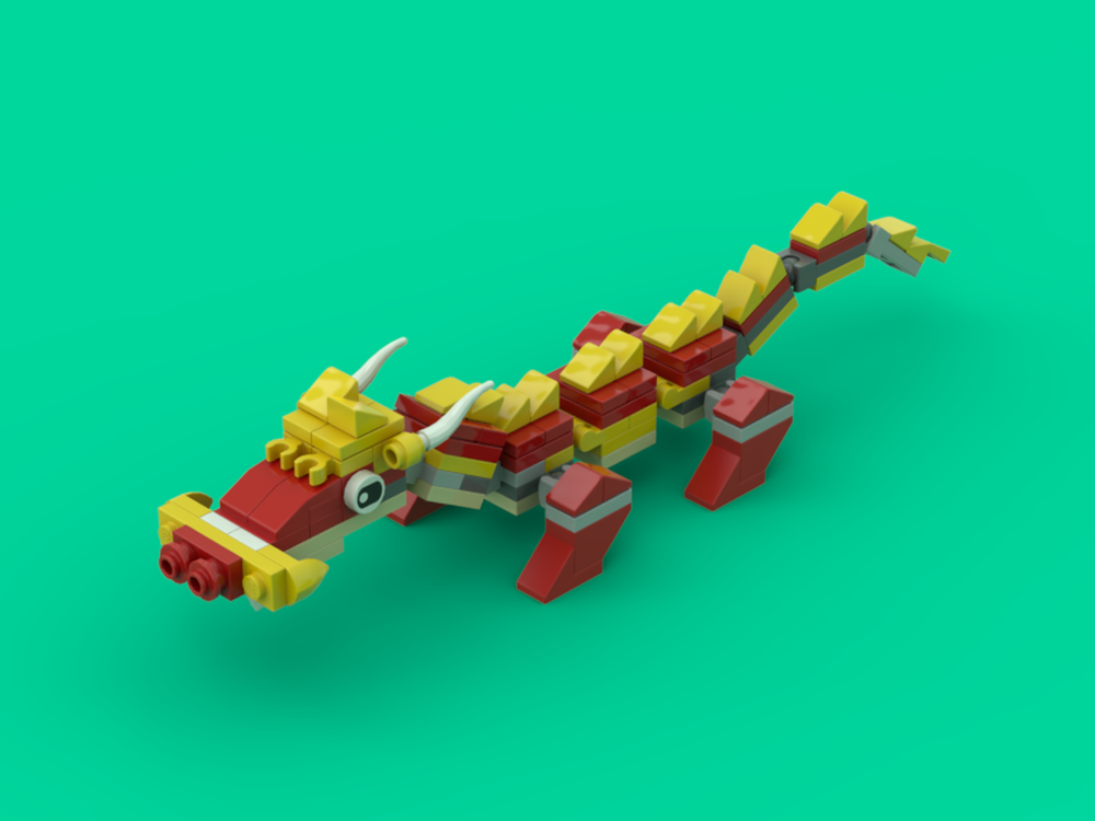 LEGO MOC Chinese Zodiac: Dragon by ShrekSkibidiToilet24 | Rebrickable ...