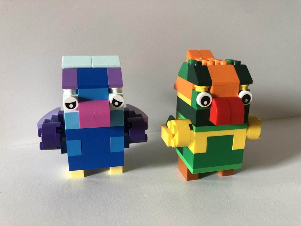 LEGO MOC Mini parrots brickheadz by Hiame | Rebrickable - Build with LEGO