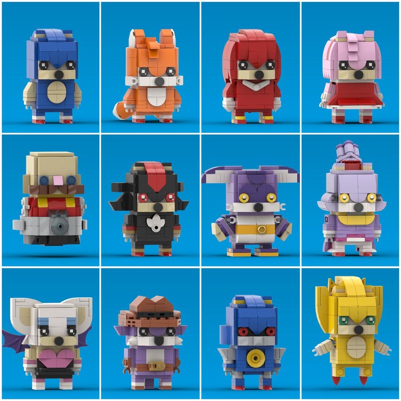 LEGO MOC-184885 Sonic the Hedgehog Brickheadz Collection by ...