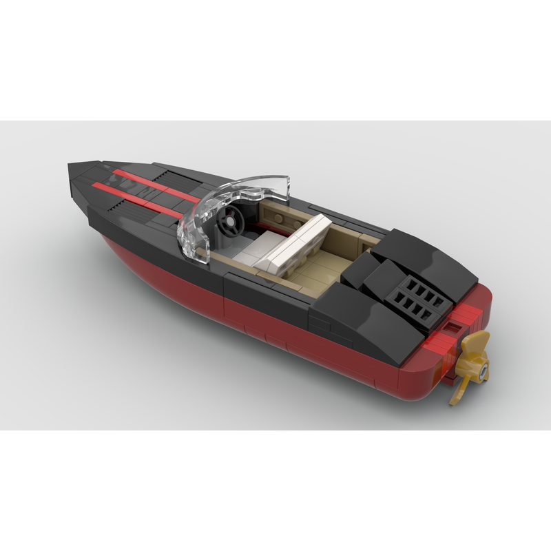 LEGO MOC Luxury Speed Boat by MrJBuilds | Rebrickable - Build with LEGO