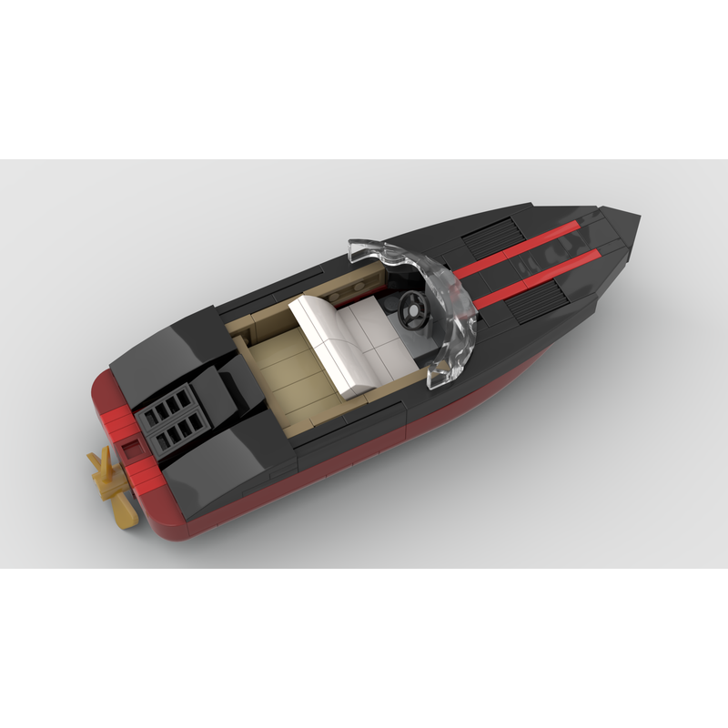 LEGO MOC Luxury Speed Boat by MrJBuilds | Rebrickable - Build with LEGO