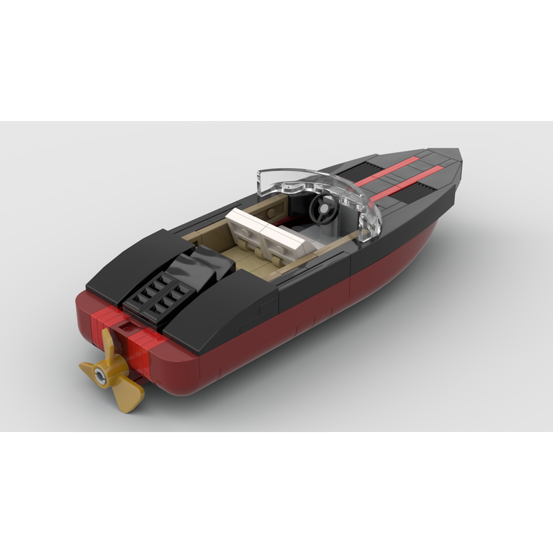 LEGO MOC Luxury Speed Boat by MrJBuilds | Rebrickable - Build with LEGO