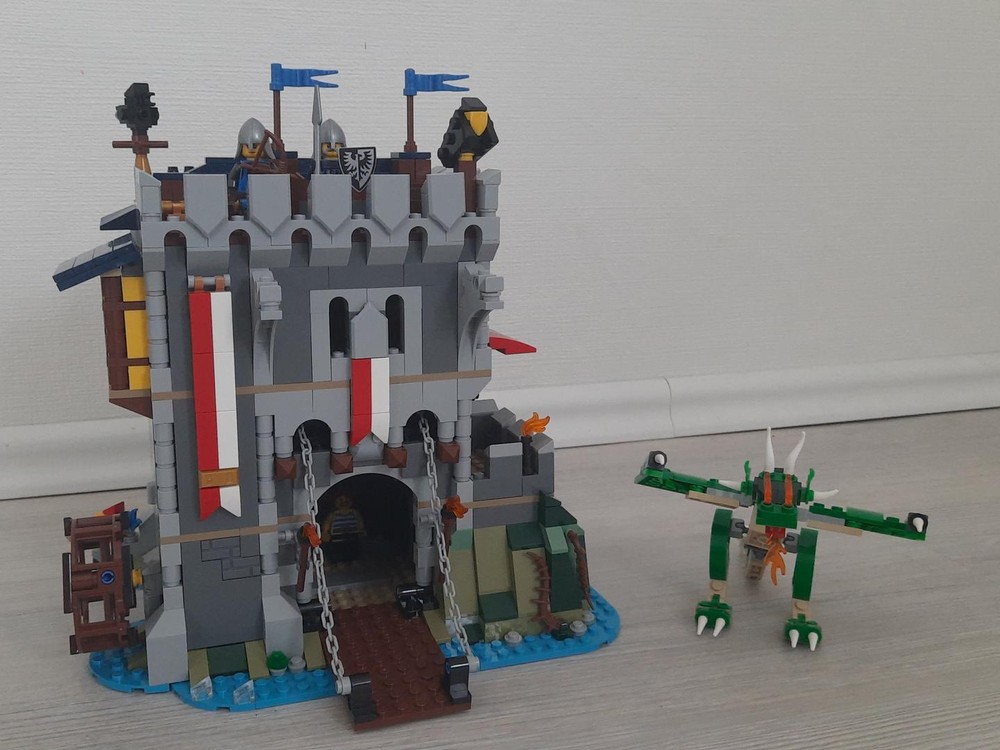 LEGO MOC Black Falcon's Fortified Tower by DrCdiff | Rebrickable ...