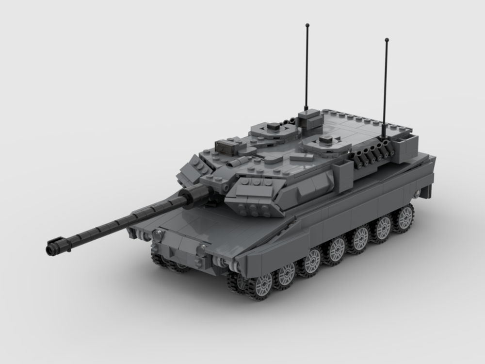 Lego Moc Leopard 2a7av By Lucaloveutah Rebrickable Build With Lego