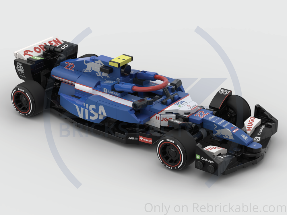 LEGO MOC F1 Visa Cash App RB VCARB 01 by Pit Lane Bricks Factory ...