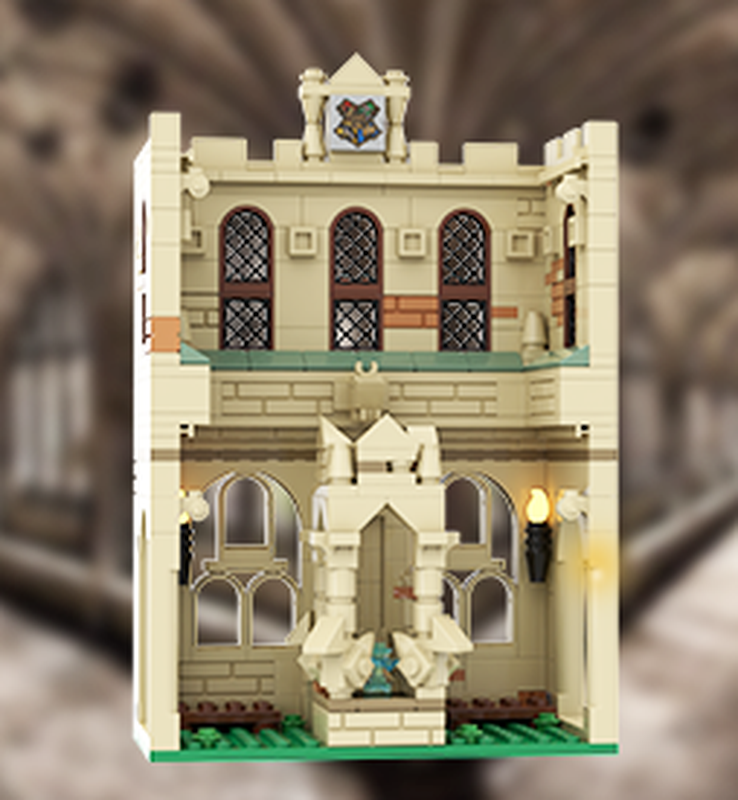 LEGO MOC The Clocktower Courtyard by JD Bricks | Rebrickable - Build ...