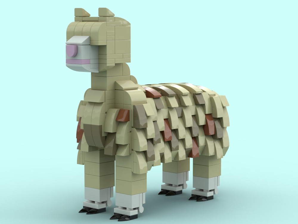 LEGO MOC Alpaca by DocBlock | Rebrickable - Build with LEGO