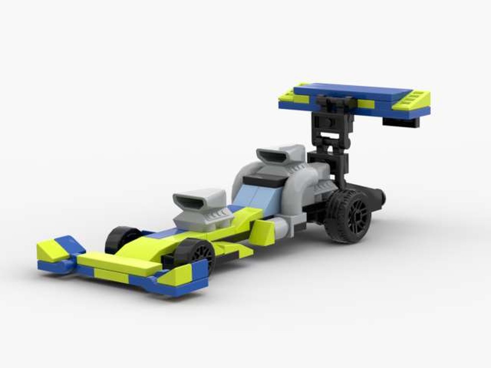 LEGO MOC Top Fuel Dragster (Pull-back motor) by BrickFanFilms ...