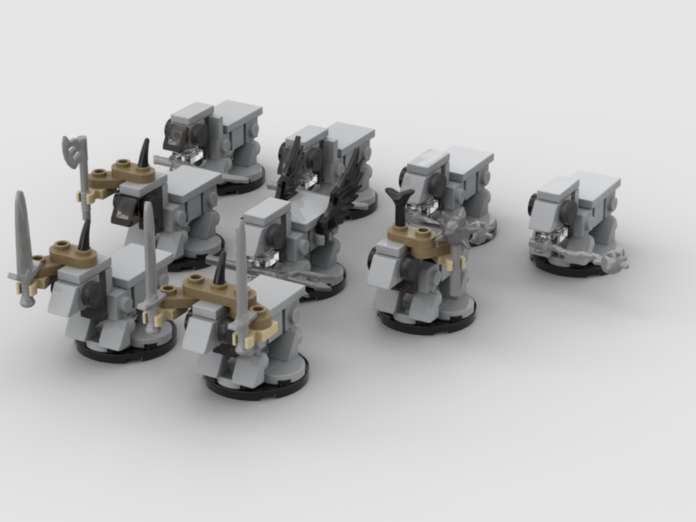 LEGO MOC Pony Ringwraiths (Armored) by GargonLe | Rebrickable - Build ...