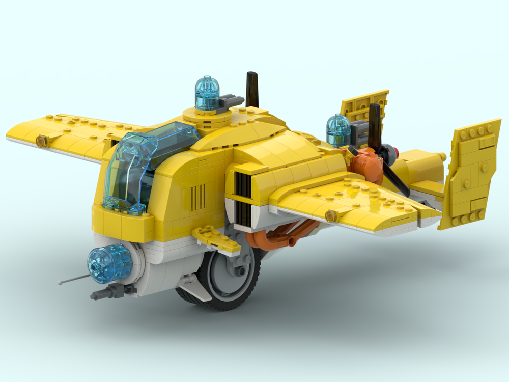 LEGO MOC Anglo Isles Bomber (w/ Stand) by Lord_British | Rebrickable ...