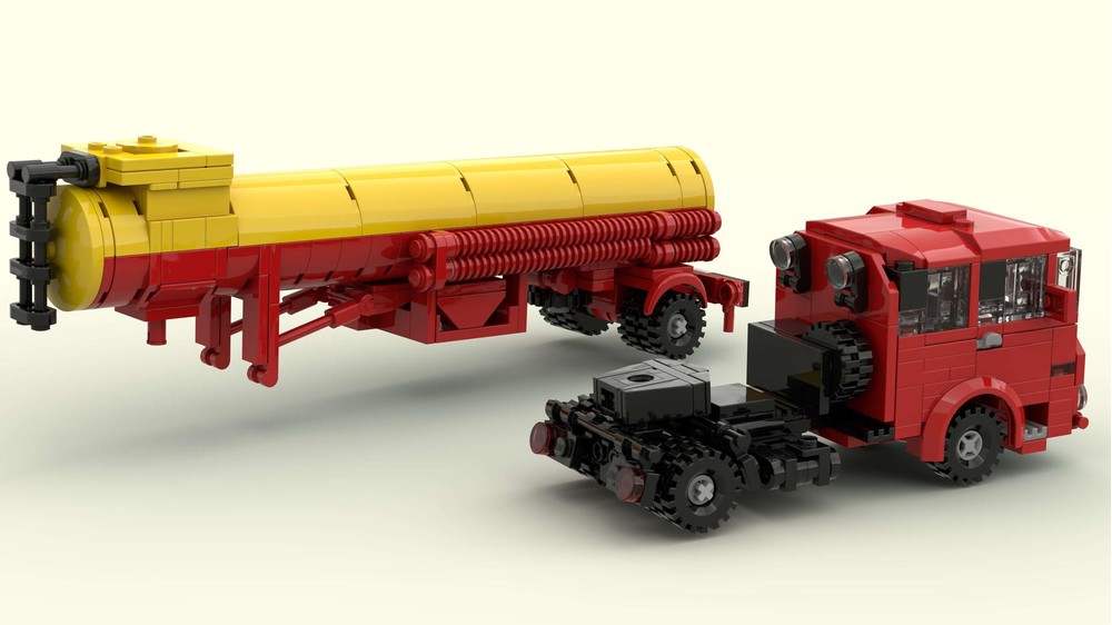 Lego Moc Skoda 706 Rt Minol Tanklaster By Geklemmtereichsbahn