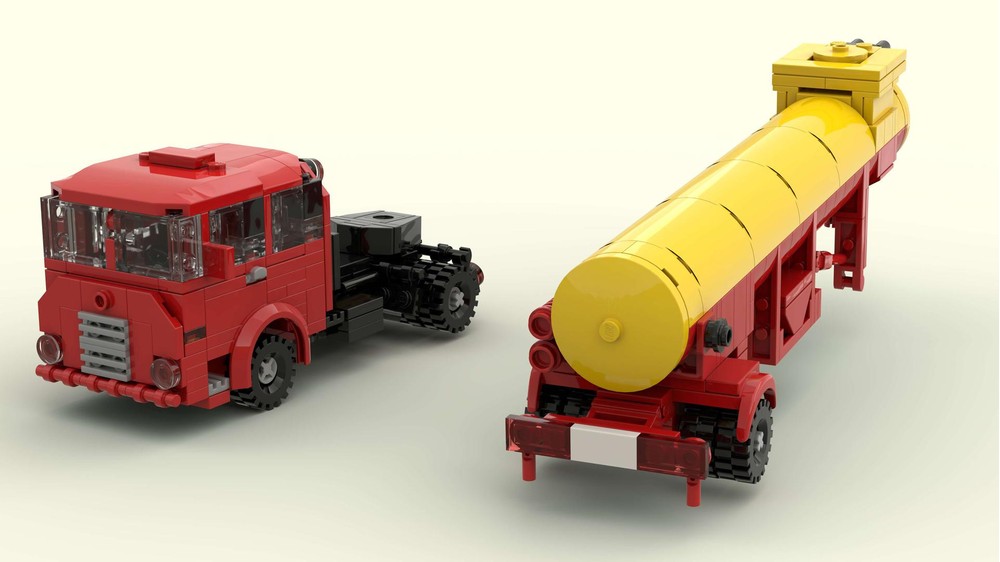 Lego Moc Skoda 706 Rt Minol Tanklaster By Geklemmtereichsbahn