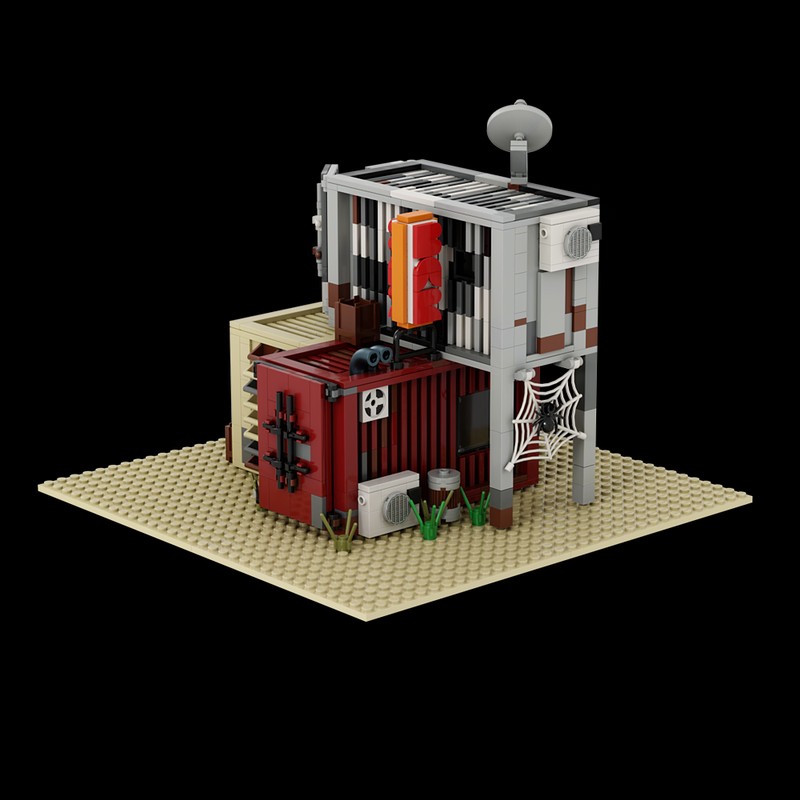Lego Moc Container Bar By Xiaowang Rebrickable Build With Lego
