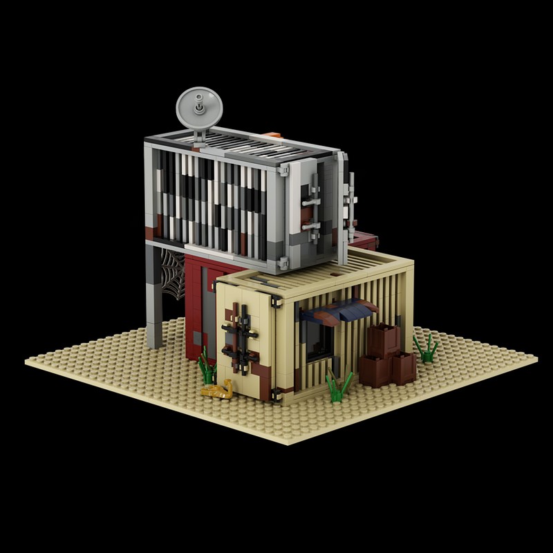 Lego Moc Container Bar By Xiaowang Rebrickable Build With Lego