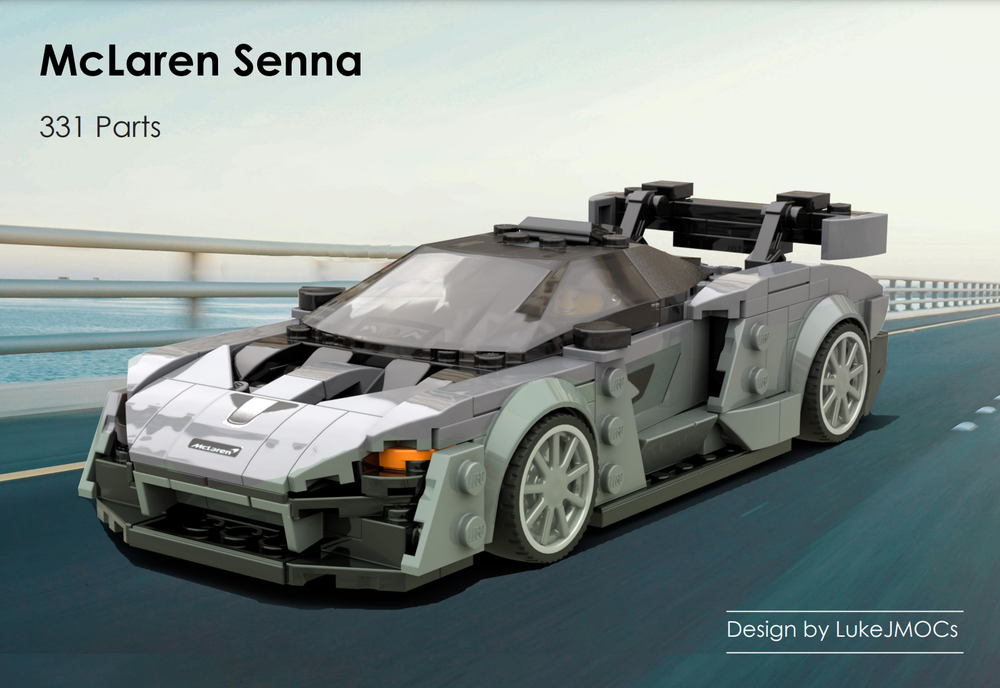 Lego Moc Mclaren Senna By Lukejmocs Rebrickable Build With Lego