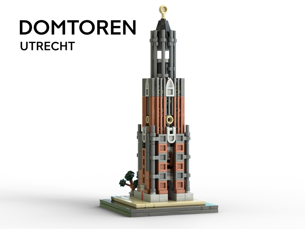 LEGO MOC Domtoren 1:800 by shelflife | Rebrickable - Build with LEGO