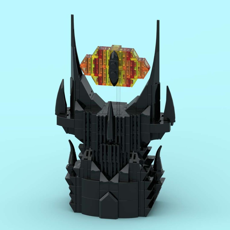 LEGO MOC Affordable Light-Up Eye of Sauron (Barad-Dur) by ...