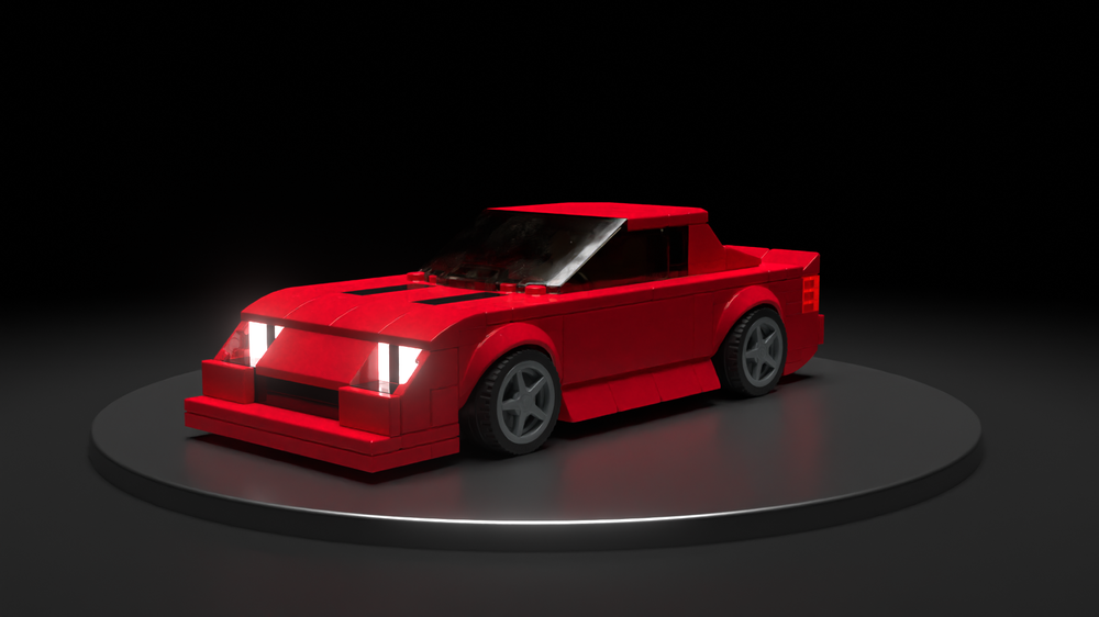 LEGO MOC Chevrolet IROC-Z Camaro by SuperBrickz™ | Rebrickable - Build ...
