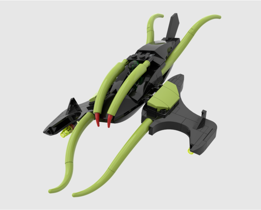 LEGO MOC Small Alien Fighter by Sawdust_Mocs | Rebrickable - Build with ...