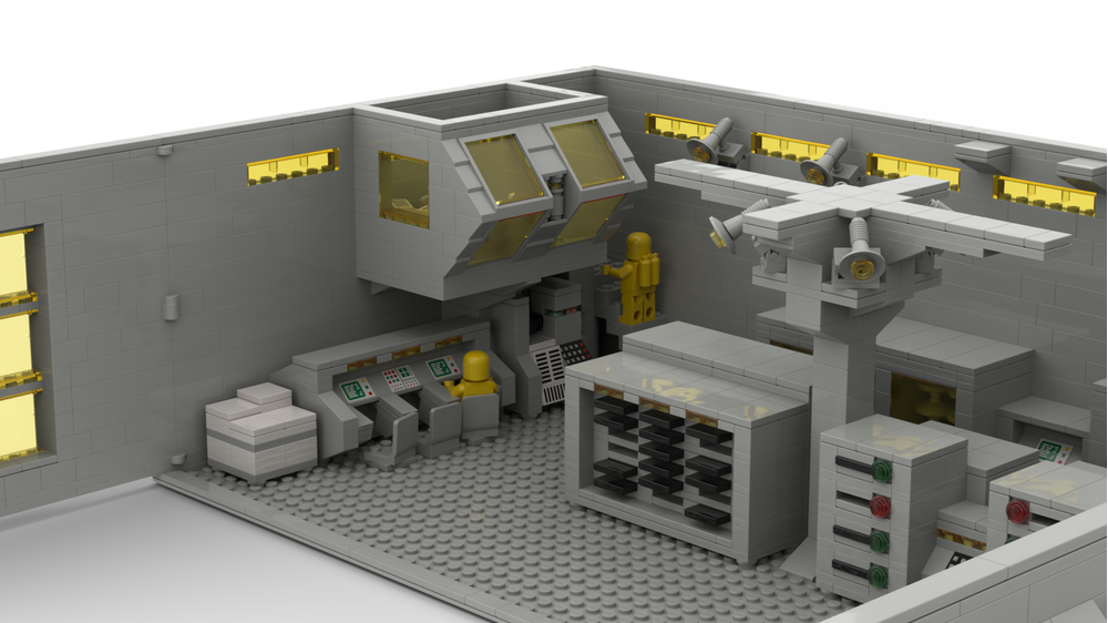 LEGO MOC PCS204 "RAD" Classic Space Research & Datacenter by Polarstorm ...