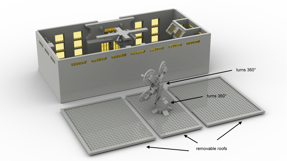 LEGO MOC PCS204 "RAD" Classic Space Research & Datacenter by Polarstorm ...