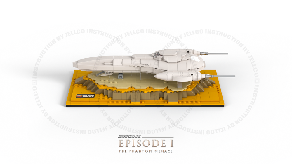 Lego Moc Ultramicro J Type 327 Nubian Royal Starship By Jellco