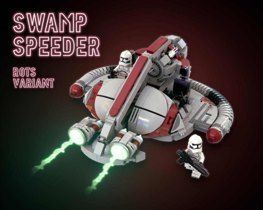 Lego Moc Swamp Speeder Rots Variant By Grababeerandbuildlego