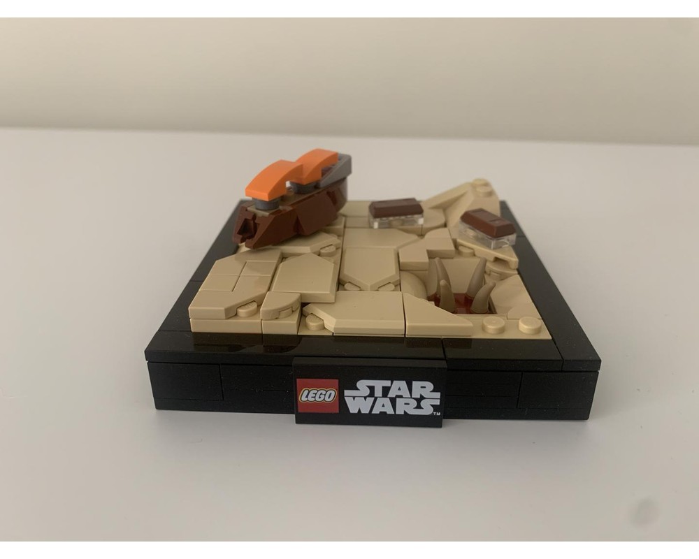 LEGO MOC-185085 Sarlaac Pit And Jabba’s Sail Barge Diorama by Diorama ...