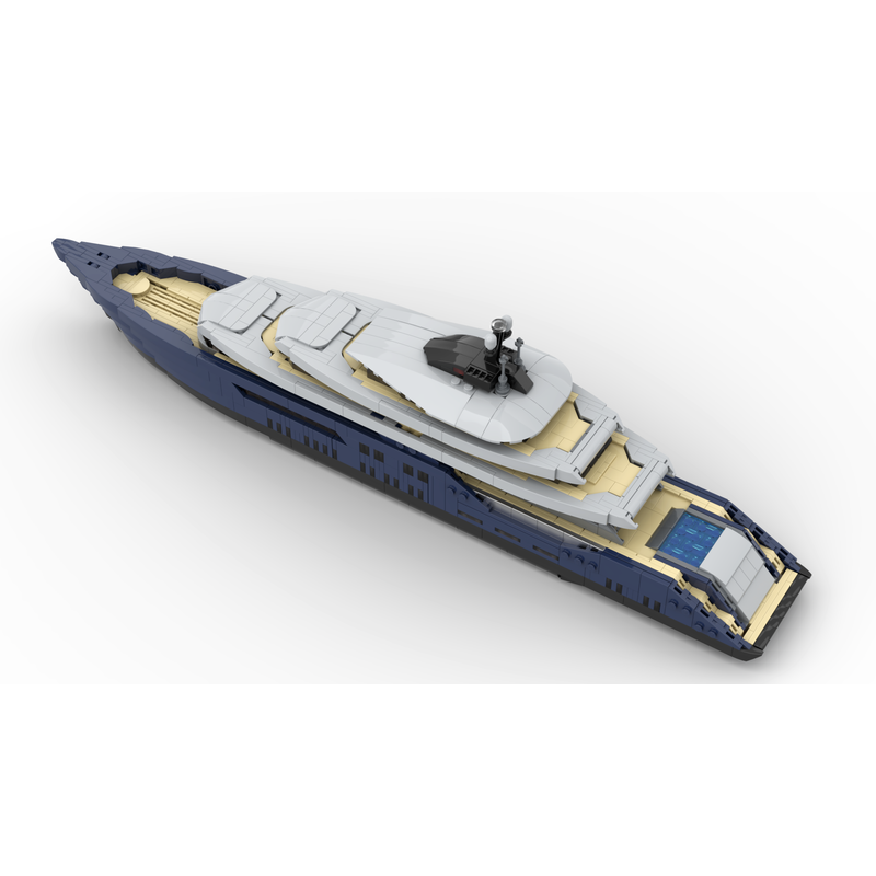 LEGO MOC Luxury Yacht (Mini Scale) by MrJBuilds | Rebrickable - Build ...