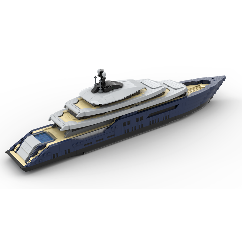 LEGO MOC Luxury Yacht (Mini Scale) by MrJBuilds | Rebrickable - Build ...