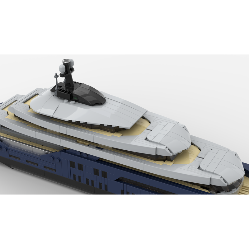 LEGO MOC Luxury Yacht (Mini Scale) by MrJBuilds | Rebrickable - Build ...