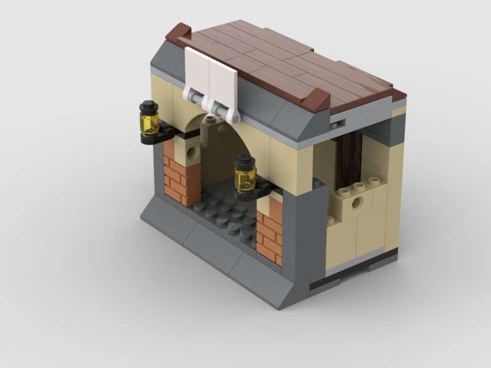 LEGO MOC Bus/tram stop by wrk | Rebrickable - Build with LEGO