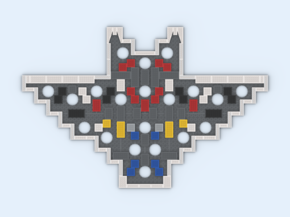 LEGO MOC Big bat by Sge | Rebrickable - Build with LEGO