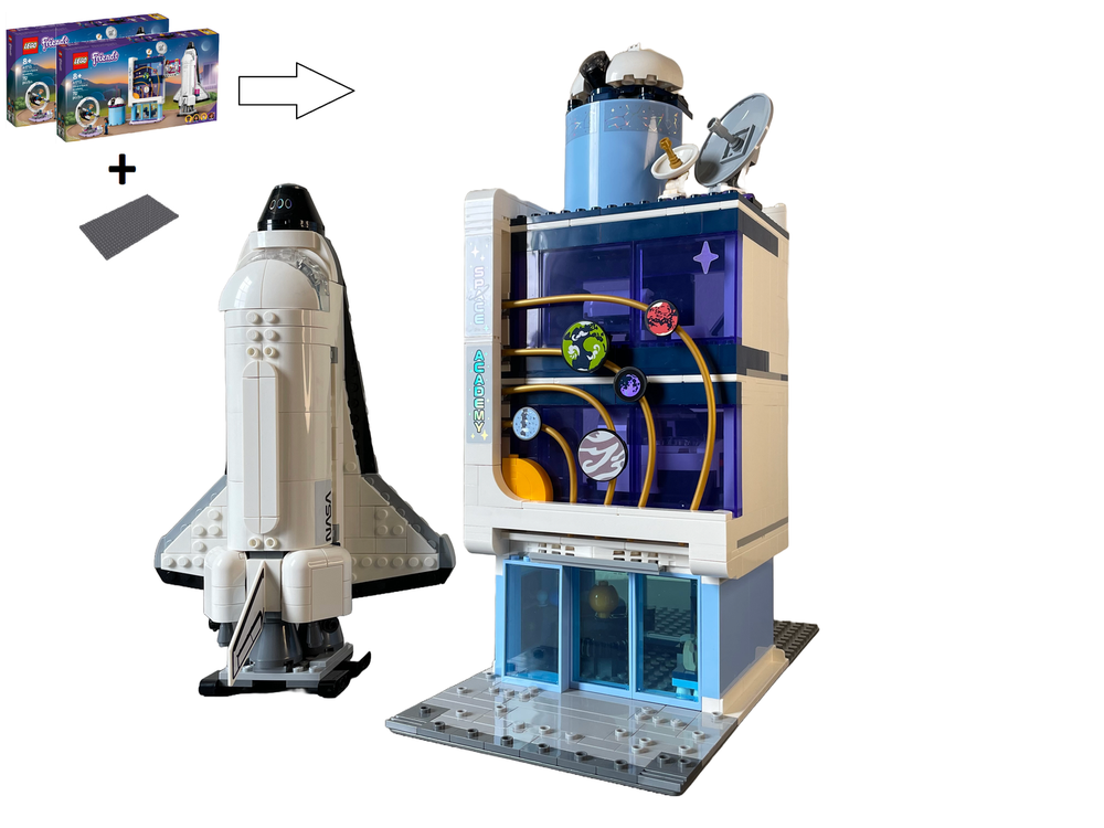 LEGO MOC Space Academy Modular & Shuttle Alternate build of 2x41713 by ...