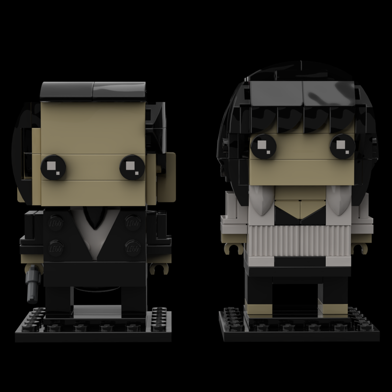 LEGO MOC Pulp Fiction Brickheadz - Mia Wallace and Vincent Vega by ...