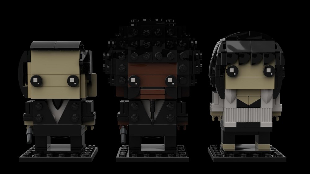 LEGO MOC Pulp Fiction Brickheadz - Vincent Vega, Mia Wallace, and Jules ...